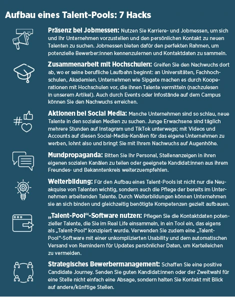 Talentpool aufbauen: Kreative Nachwuchsgewinnung | Fair Company